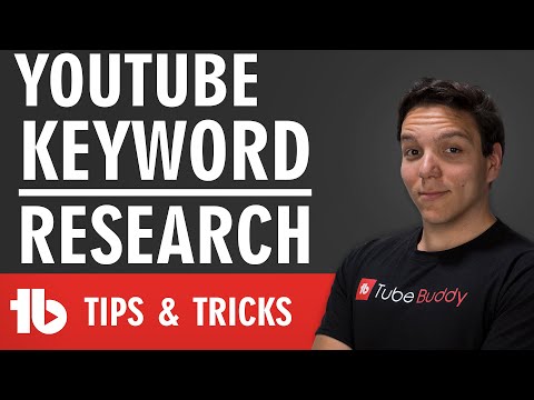 Keyword Research on YouTube 🔍 - Find the Best Tags for your Videos using TubeBuddy 📈