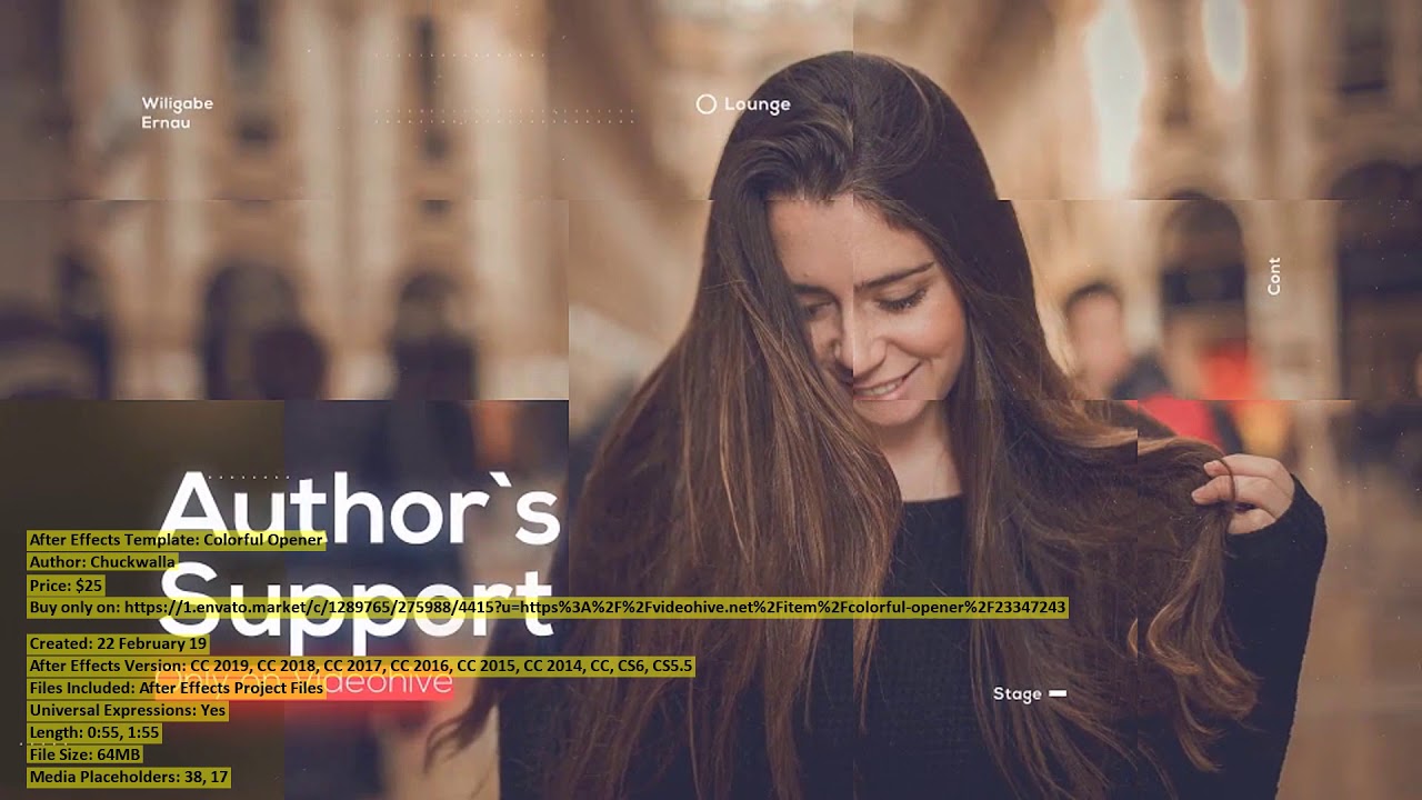 Colorful Opener | After Effects Template | VideoHive 23347243