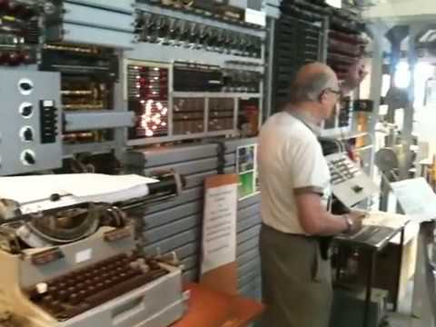 Tony Sale and the Colossus computer (Bletchley Park)