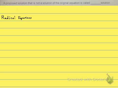 10.6-VRC-1 Extraneous Solution Definition