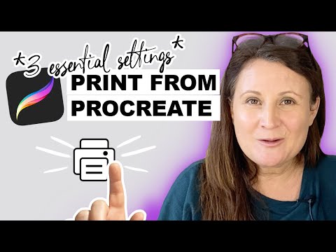 Critical *MUST HAVE* Settings To Print From Procreate