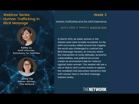 Webinar: Human Trafficking and the AAPI Experience