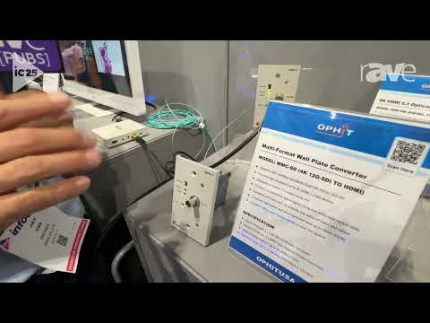 InfoComm 2025: OPHIT Co., Ltd. Features WMC-SD Wall-Plate 4K Converter for SDI to HDMI