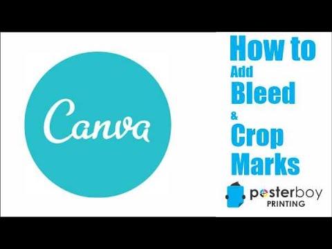Add bleed and crop marks in Canva