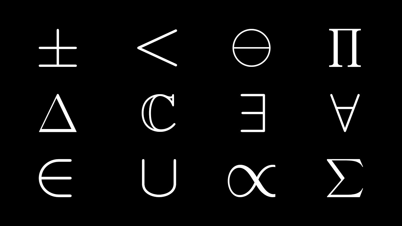 115 Símbolos Matemáticos Explicados