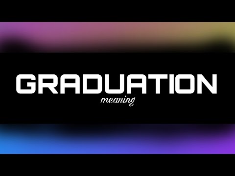 Graduation meaning|| #dictionary #graduation