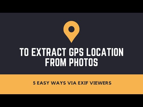 How to get GPS coordinates from a photo via EXIF data