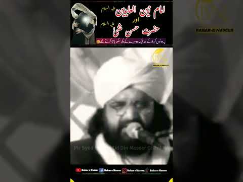 imam zain ul abideen and hazrat hasan musana