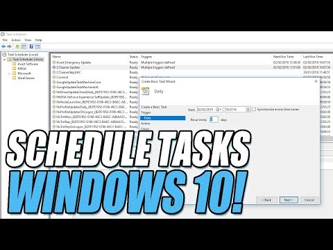 How To Use Task Scheduler On Windows10 | Auto Start Programs or Scripts