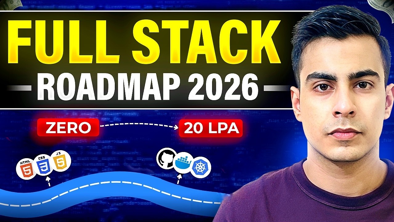 Complete Full Stack Roadmap 2026 for Beginners | MERN + Next.js + AI