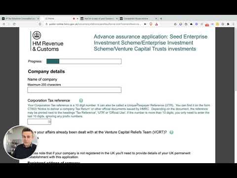 SEIS/EIS Advance Assurance application: What is my Corporation tax reference and where do I find it?