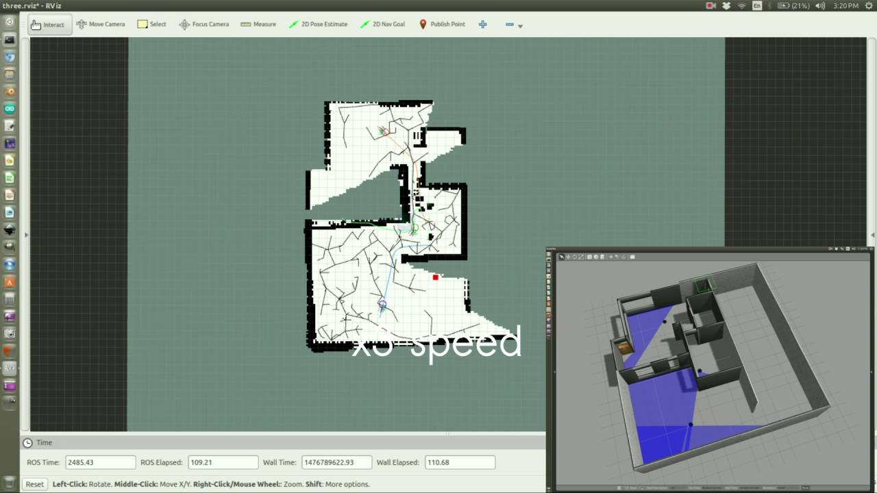 RRT-based Map Exploration (multi-robot)