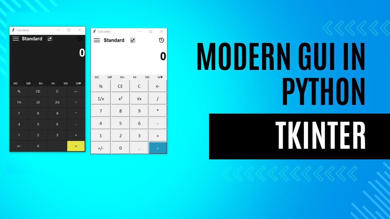 Creating a Modern GUI in Python Tkinter - Timelapse Coding Tutorial