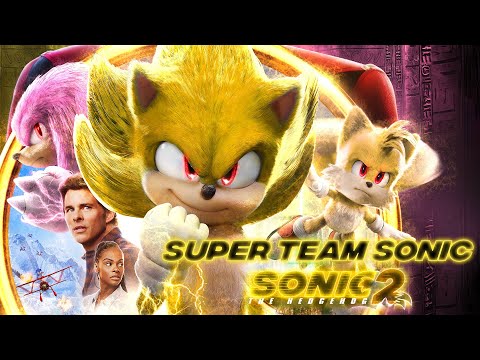 [Speed Edit] Super Sonic, Tails and Knuckles 💎 Super Team Sonic Poster - Sonic the Movie 2