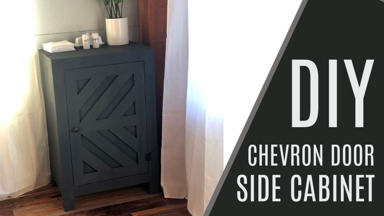DIY: $50 Side Cabinet with Door