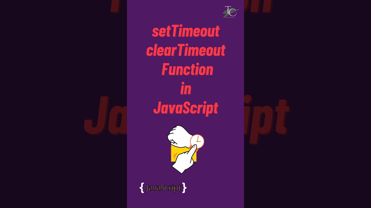 setTimeout and clearTimeout function in javascript | #javascript tutorial in 1 minutes #coding