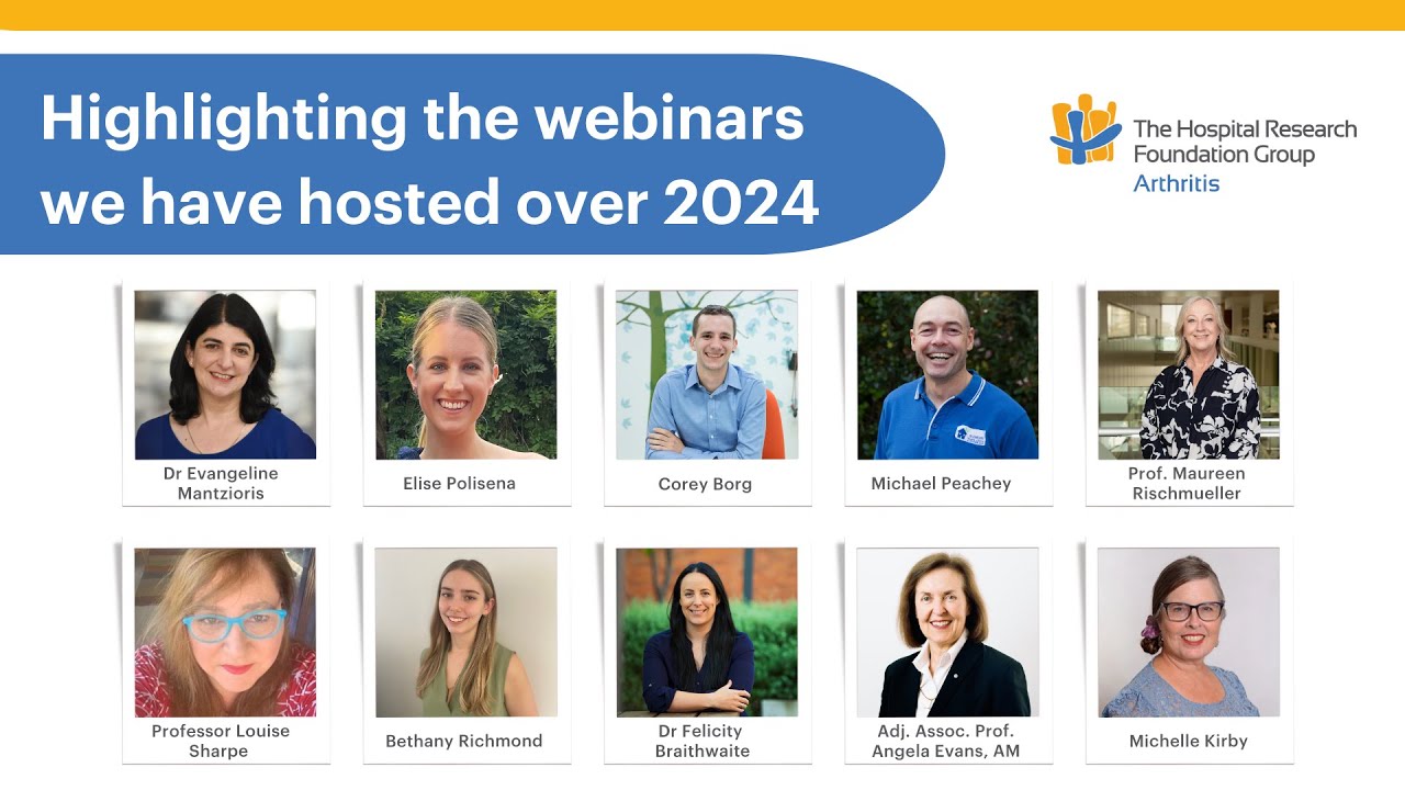 2024 Arthritis webinars wrap up