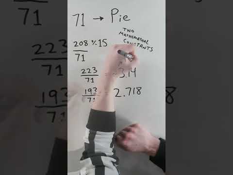 The Mathematical Recipe for Pi(e) #shorts