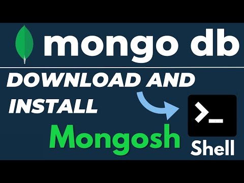 How to download and install Mongodb shell Mongosh on Windows tutorial