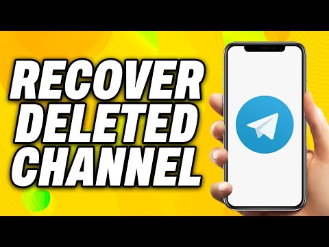 How To Recover Deleted Channel In Telegram (2025) - Quick Fix