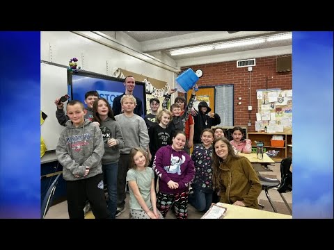 Sunnyside 5th graders and Morningside 6th graders receive a weather lesson