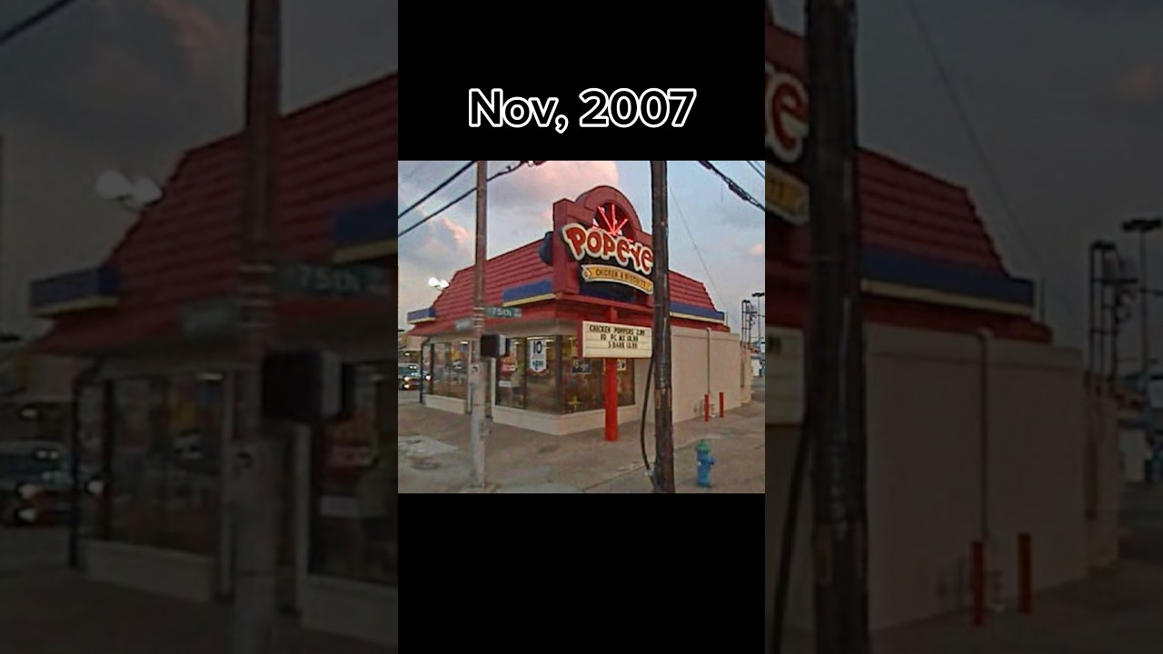 Old Popeyes evolution 2007-2024