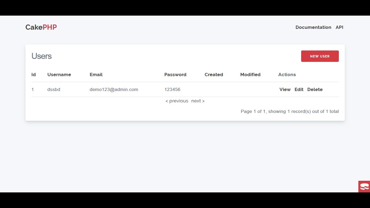 CakePHP 4 Cake Bake in admin prefix folder.(17)