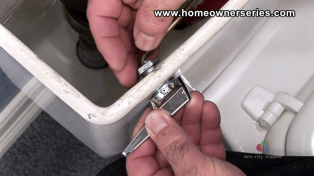 Comment réparer une toilette ? - Remplacement de la poignée de toilette