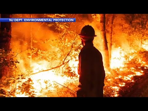 'Dragway wildfire' in NJ spreads to 1,200 acres, is 40% contained