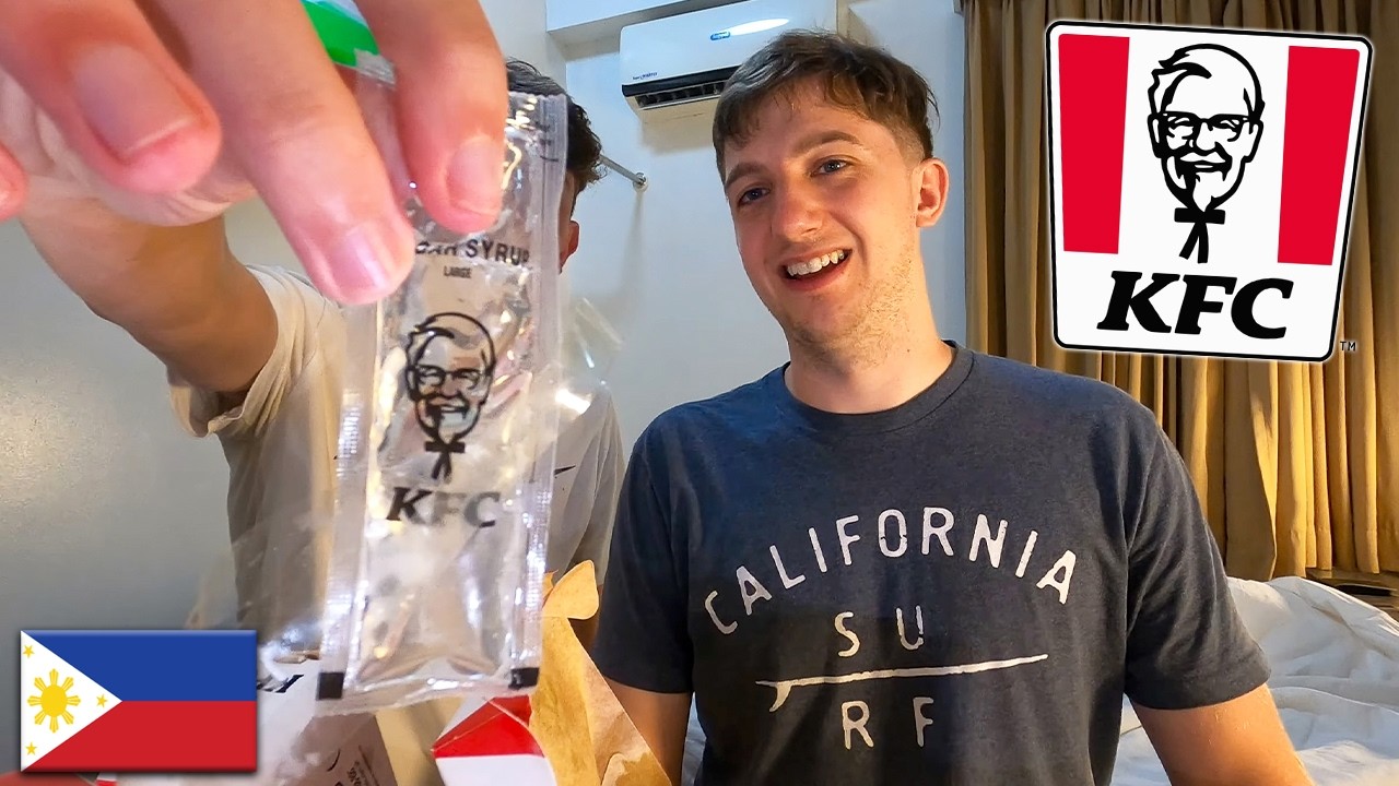 KFC in the Philippines is Better Than the USA?! | Eating the KFC Philippines Menu 🇵🇭
