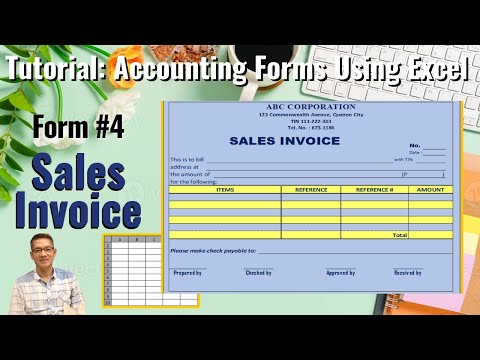 SALES INVOICE | ACCOUNTING FORM #4 | TUTORIAL