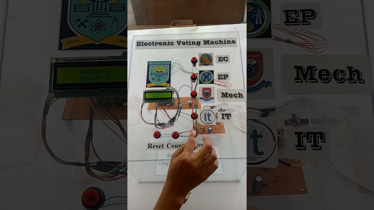 Electronic voting Machine using PIC Microcontroller