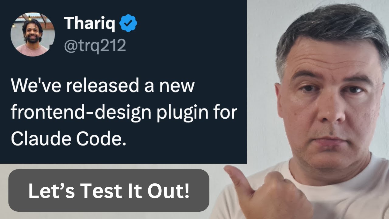 I Tried Frontend-Design Plugin in Claude Code