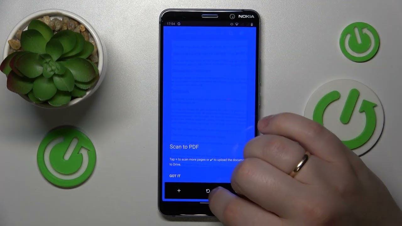 How to Scan Document into a PDF File on NOKIA 9 PureView? - Create PDF File