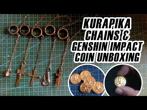 Hunter X Hunter: Kurapika's Chains & Genshin Impact Coins Unboxing