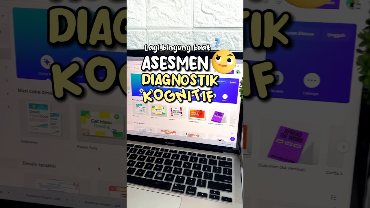 Contoh asesmen diagnostik kognitif #asesmen #gurusd