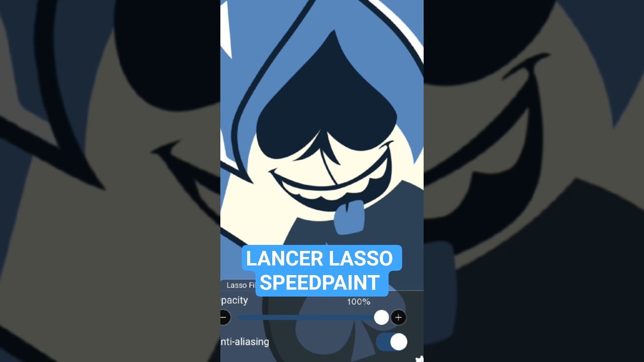 Lancer. #deltarune #lassotool #speedpaint #ibispaint #lancer