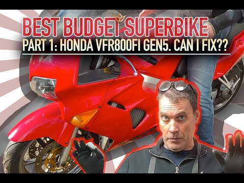Honda VFR800fi Superbike Part 1: Crazy cheap bargain but will it run again??