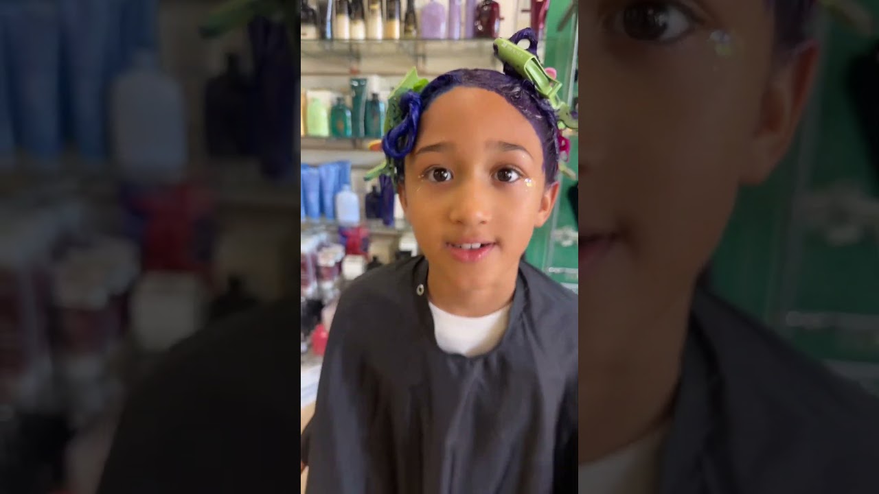 LONDYN GETS RAiNBOW HAiR‼️🌈 #dlafam #londyn #shorts #rainbowhair