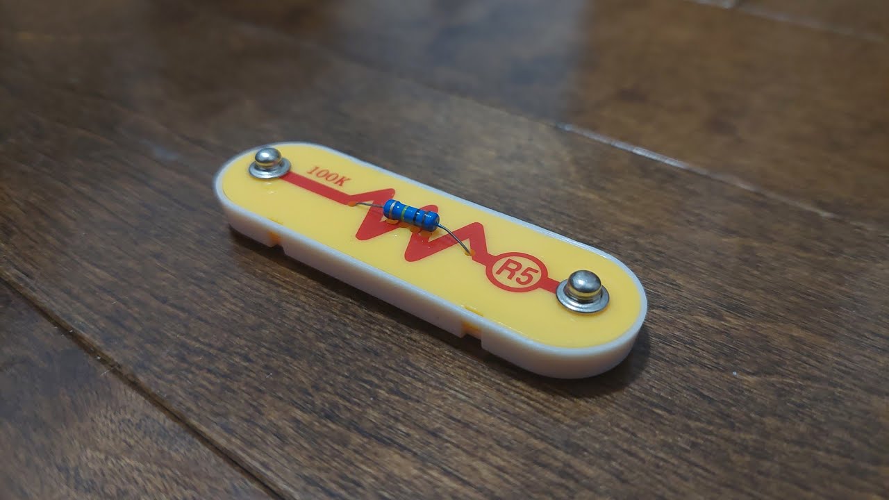 Snap Circuits Parts: R5 (100K Ohm Resistor)
