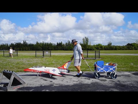 The most relaxing day for me is when I fly my favorite classic Jet fighter: The F100: RC Jets