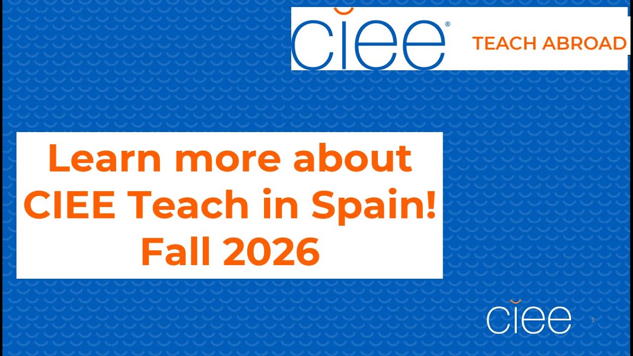 Teach in Spain Q&A - Fall 2026