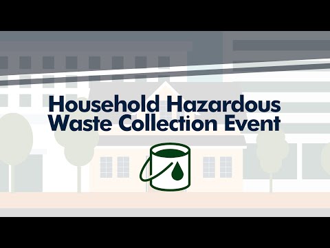 Household Hazardous Waste Recycling Event - Orland Park - 11.2.2024