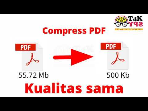 cara compress pdf ||merubah ukuran file pdf menjadi kebih kecil