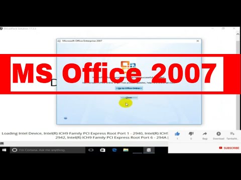 How to download & Install MS office 2007 100% Full version with Licence Key Tech BD 20 New Video