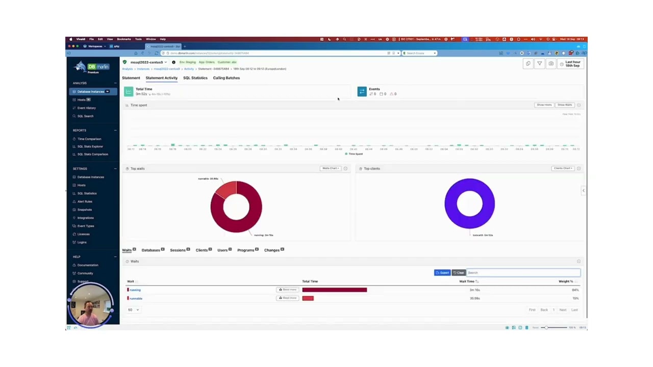 DBmarlin for Splunk Observability