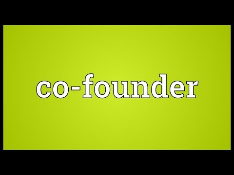 Co-founder Meaning