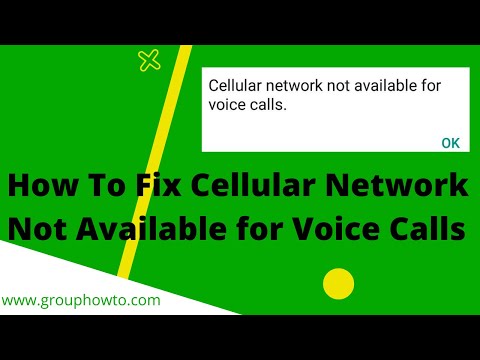 How To Fix Cellular Network Not Available for Voice Calls in 2024