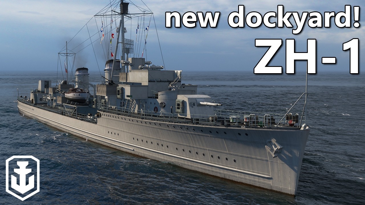 New Tier 9 Dockyard DD ZH-1 (World of Warships)