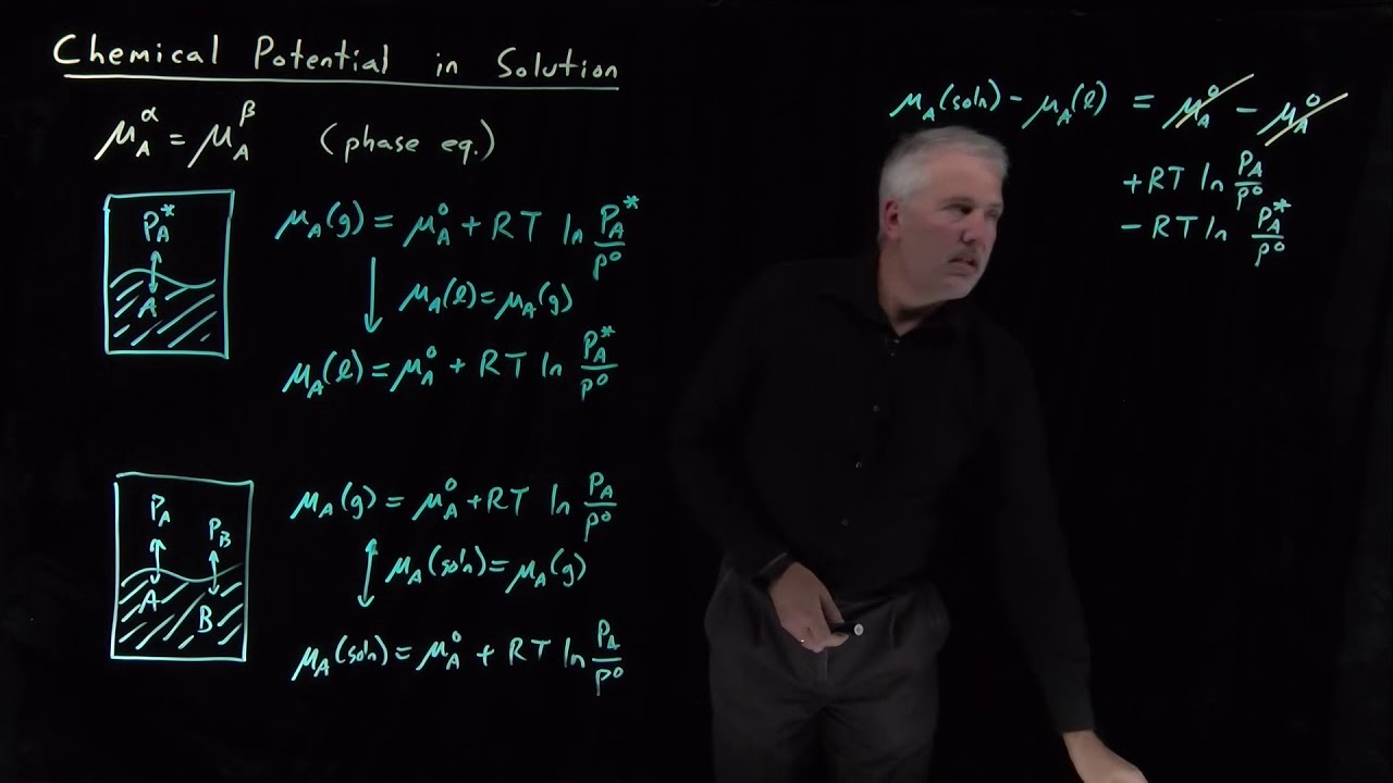 Chemical Potential in Solution